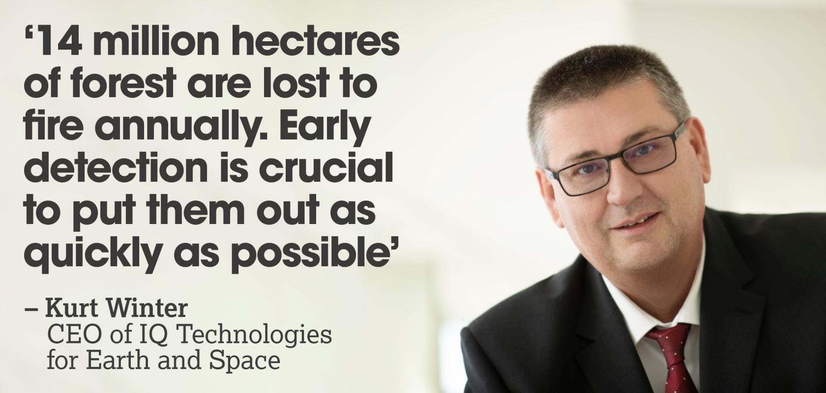 Q&A with IQ Technologies CEO Kurt Winter on why early detection is crucial to put out forest ...